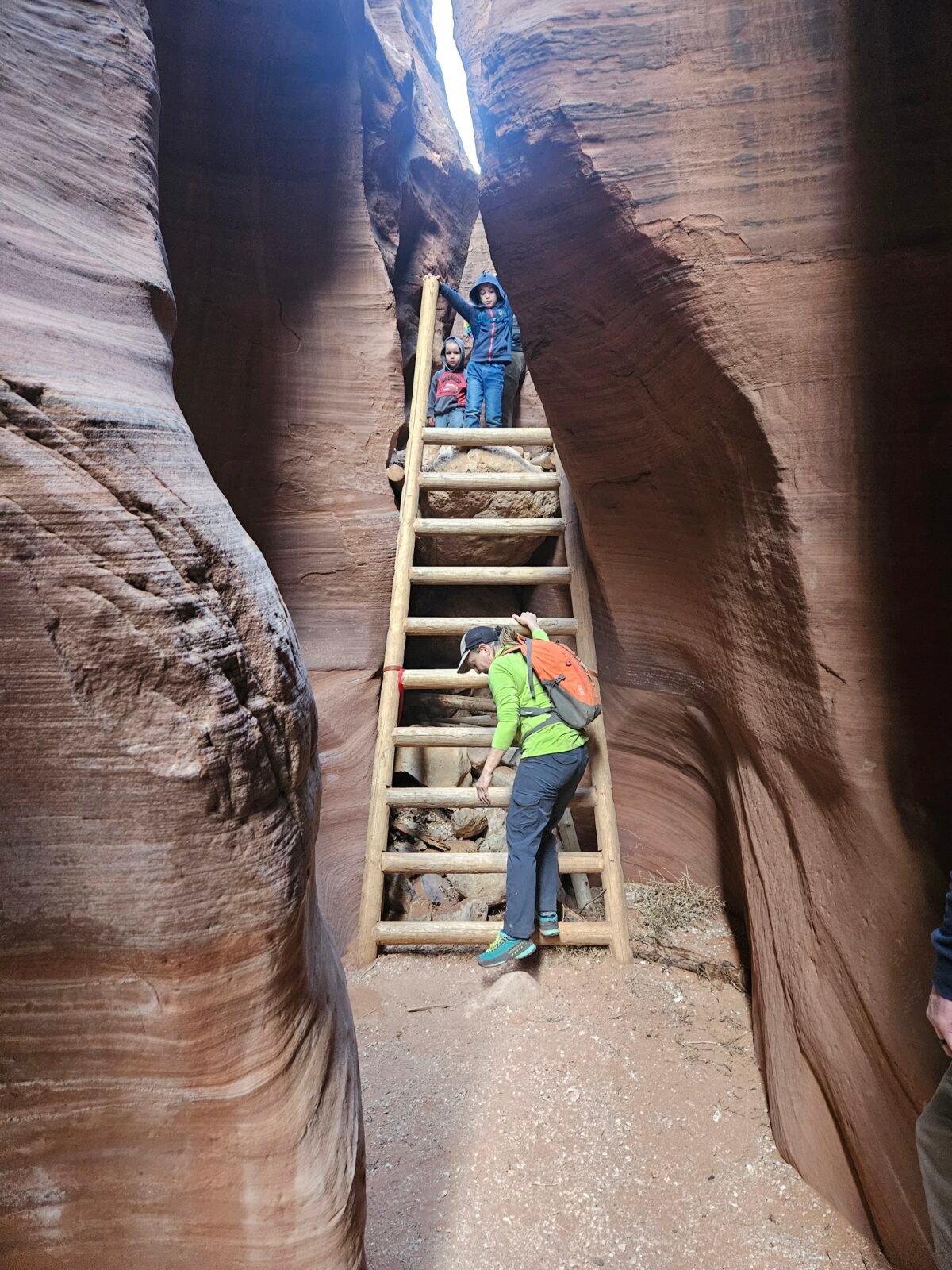 North Coyote Buttes (AKA the Wave), Arizona – Girl on a rope