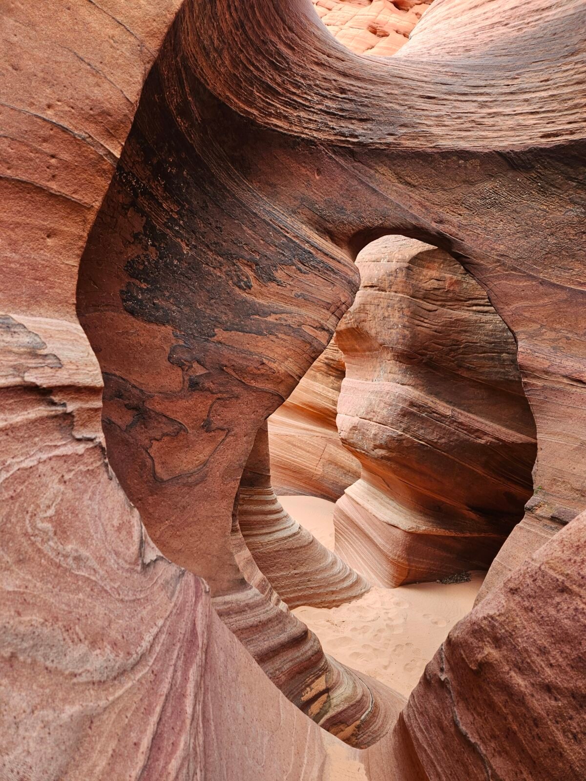 North Coyote Buttes (AKA the Wave), Arizona – Girl on a rope