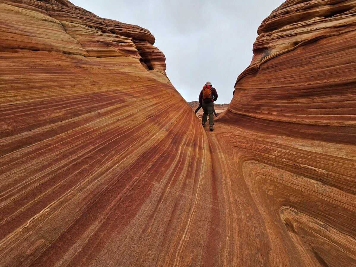 North Coyote Buttes (AKA the Wave), Arizona – Girl on a rope