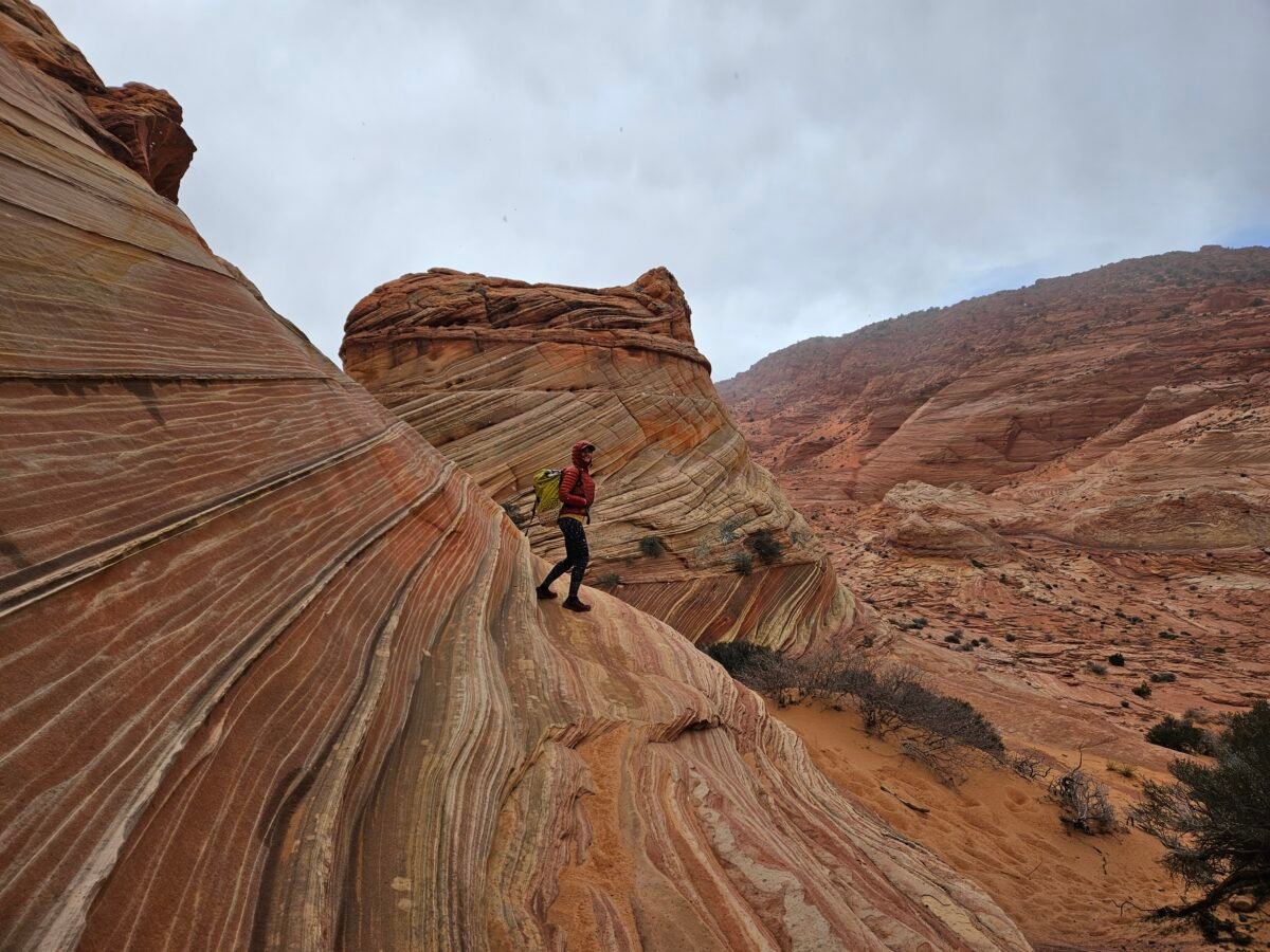 North Coyote Buttes (AKA the Wave), Arizona – Girl on a rope