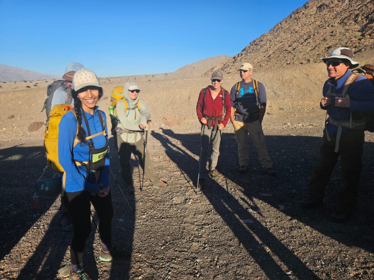 Dark Shadow Canyon, Death Valley NP, CA – Girl on a rope