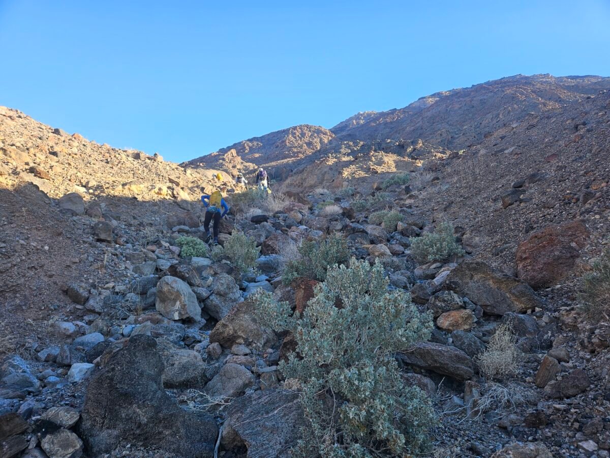 Dark Shadow Canyon, Death Valley NP, CA – Girl on a rope
